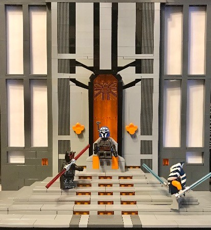 LEGO MOC Mandalore Throne Room by enfurnoh | Rebrickable - Build with LEGO