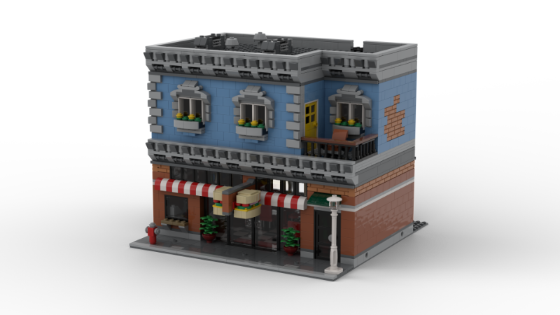 LEGO MOC Modular Deli by BrickStudioArchitect | Rebrickable - Build ...