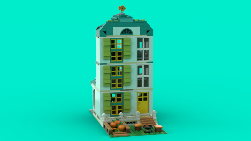 LEGO MOC Autumn Apartment Modular Building by lego_modular_building ...