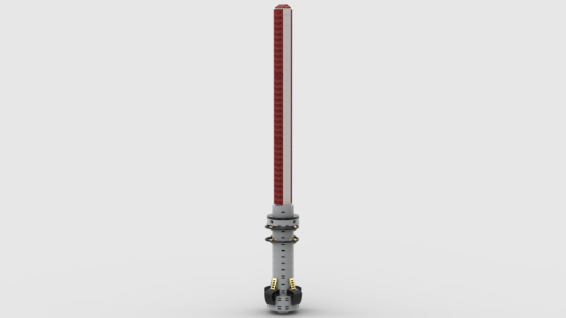 LEGO MOC-189236 lightsaber red by Rhi bricks | Rebrickable - Build with ...