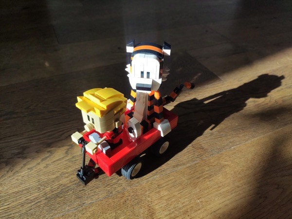 LEGO MOC Calvin and Hobbes by grubaluk | Rebrickable - Build with LEGO