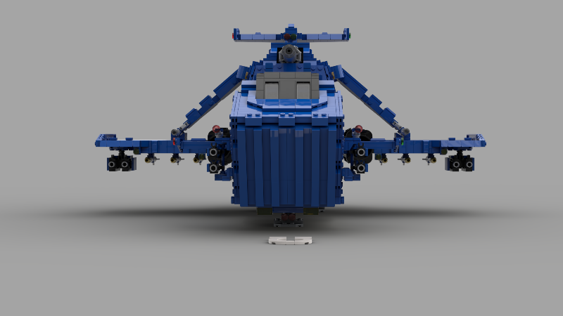 LEGO MOC Thunderhawk Gunship 40K by StebO | Rebrickable - Build with LEGO