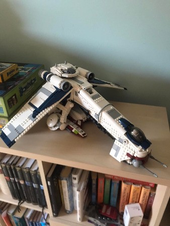 LEGO MOC Republic Dropship V2 (Works with 2008, 2013, AND 2022 AT-TEs ...