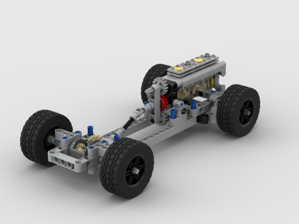 LEGO MOC Rwd chassis by ahsas5726 | Rebrickable - Build with LEGO