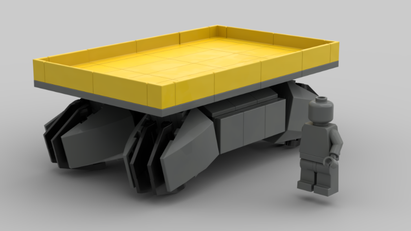 LEGO MOC Small Compact Cargo Transport by Futurism_Lego | Rebrickable ...