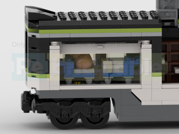 LEGO MOC-173017 60337 Post Office Mail Sorting Coach Modification by ...