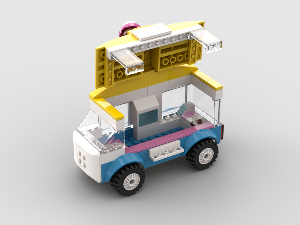 LEGO MOC 41715 Modified Ice Cream Truck by aachthor | Rebrickable ...