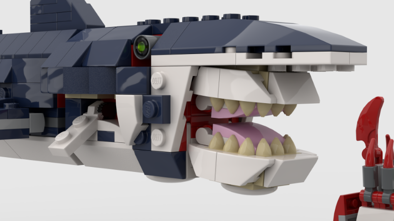 LEGO MOC Goblin Shark 31088 2 to 1 by sandygast | Rebrickable - Build ...