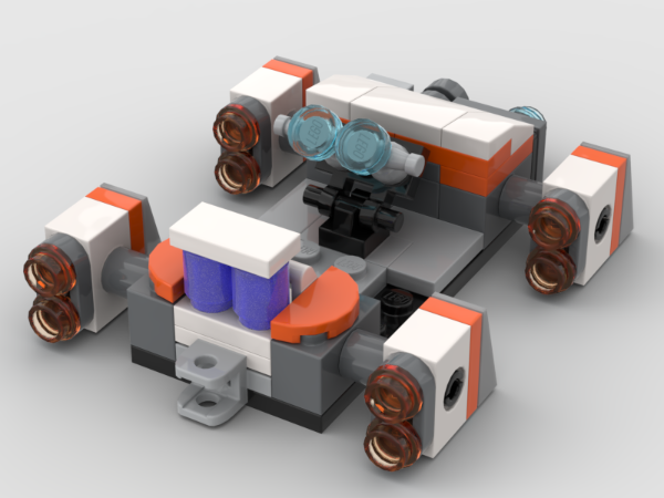 LEGO MOC Space Hover Hauler by samdavisboyhero | Rebrickable - Build ...