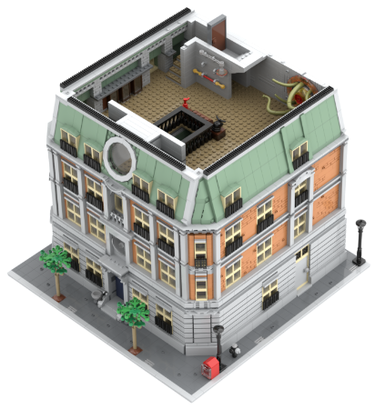 LEGO MOC Sanctum Sanctorum 48x48 by AVusion | Rebrickable - Build with LEGO