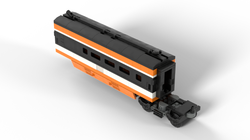 LEGO MOC TGV voiture BAR by Antoine Gilles | Rebrickable - Build with LEGO
