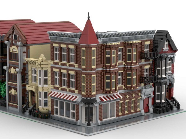 LEGO MOC Armitage Corner Modular Building by michaelbaek | Rebrickable ...