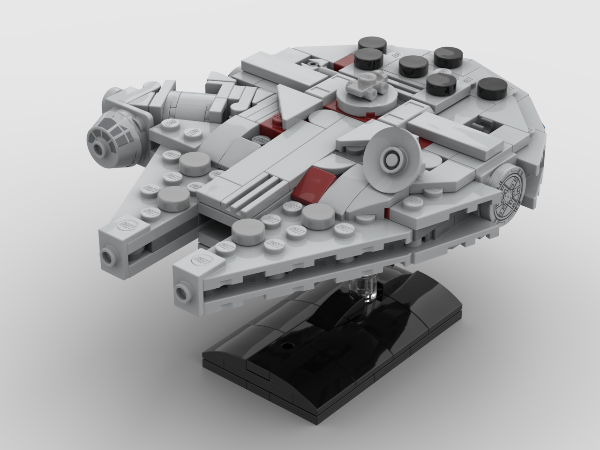 LEGO MOC Millenium Falcon - Micro Scale by Mac10goesBRRRT | Rebrickable ...