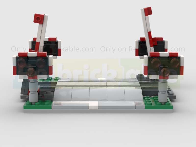 LEGO MOC-223674 UK Narrow Gauge Single Track Level Crossing by Andy Ps ...
