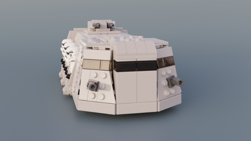 LEGO MOC Imperial Troop Transport by Badger_ | Rebrickable - Build with ...