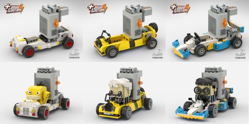 LEGO MOC Simple RC Car - Steering With Gear Rack V1.0 by Agilinzzz ...