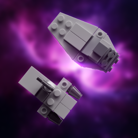 LEGO MOC Lego 911728-1 - Micro Snowspeeder & Destroyer Alternative - No ...