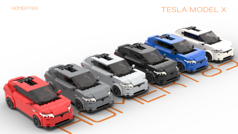 LEGO MOC-177020 Tesla Models S, 3, X, Y by homert83 | Rebrickable ...