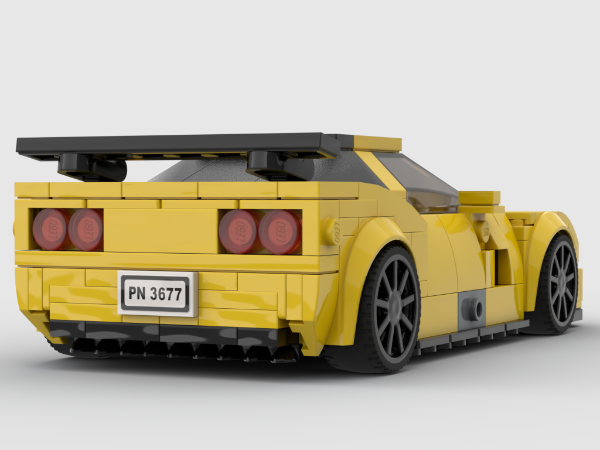 LEGO MOC Corvette C6 R by ProgressiveMocFan | Rebrickable - Build with LEGO