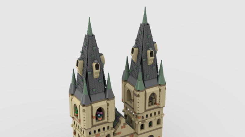 LEGO MOC Bell Tower by Polokot | Rebrickable - Build with LEGO