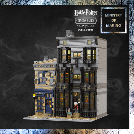 LEGO MOC Diagon Alley: Ollivanders & Scribbulus Modular by ...
