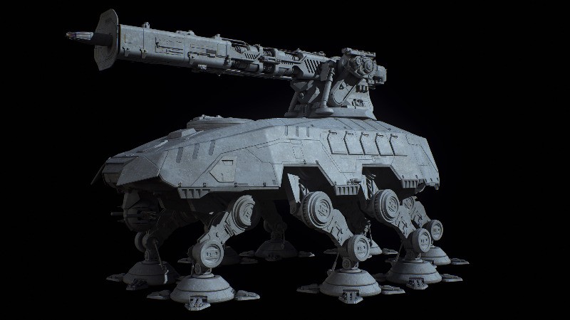 LEGO MOC All Terrain - Heavy Artillery (AT-HA) by Fabian2 | Rebrickable ...