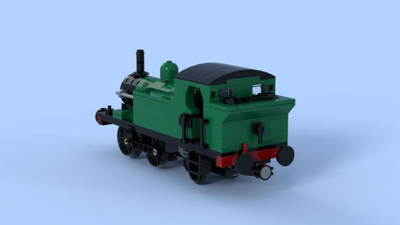 LEGO MOC GWR 1400 Class Steam Locomotive (8 Wide) by C0NN3RY ...