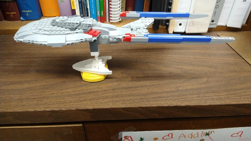 LEGO MOC Sovereign Class USS Enterprise NCC-1701-E Display Model by ...