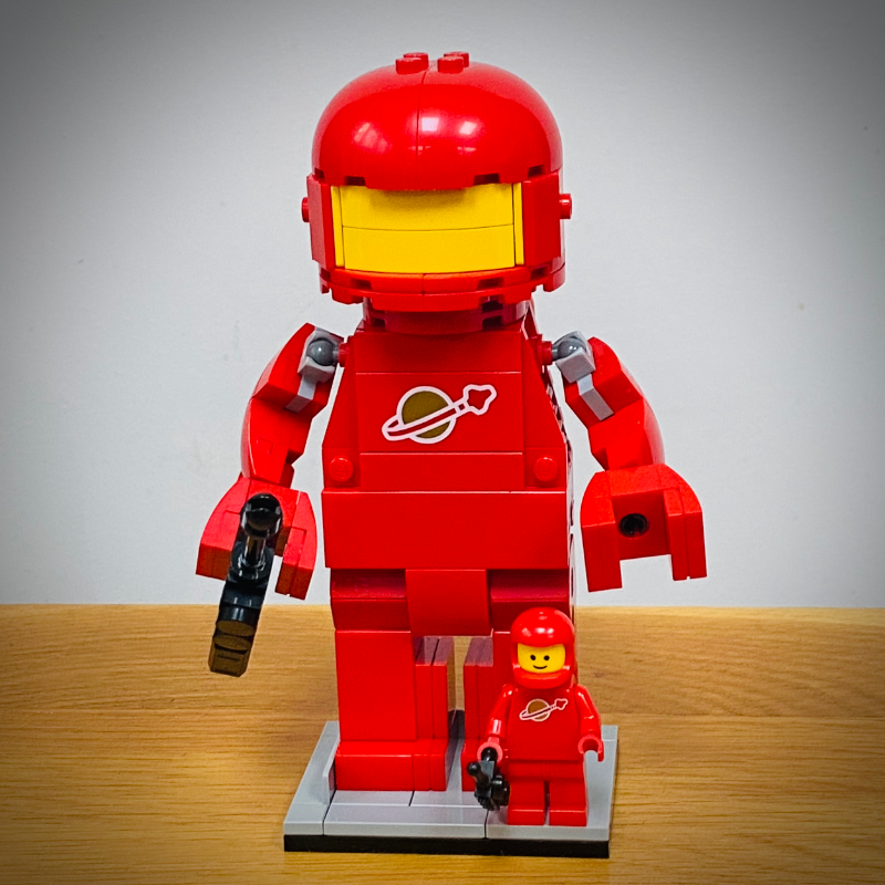 LEGO MOC-248313 Classic Space Reimagined: Upscaled Medium-Sized Figure ...