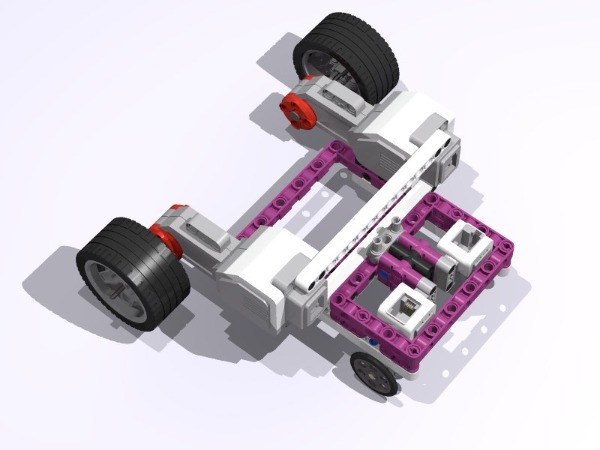 LEGO MOC-184297 EV3 Chassi with color sensor by lucasmaniesi ...