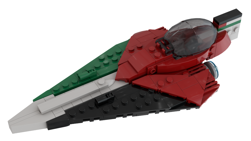 LEGO MOC Palestine Flag Starfighter by LukeSkybuilder | Rebrickable ...