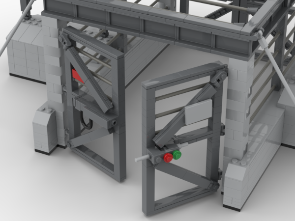 LEGO MOC JP Helipad Gate (Gate Only Version) by JP_Brick | Rebrickable ...