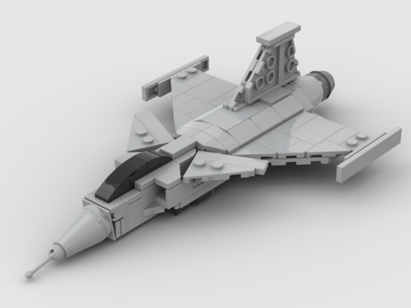 LEGO MOC JAS 39 Gripen (1/70 scale) by clippy923 | Rebrickable - Build ...
