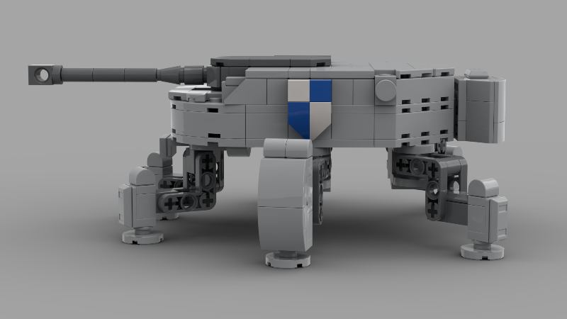 LEGO MOC Dieselpunk walkermech jaeger by StebO | Rebrickable - Build ...