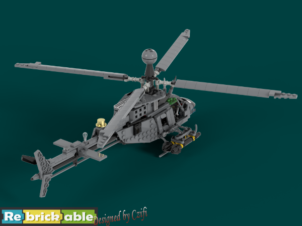 LEGO MOC OH-58D Kiowa Warrior by Czifi | Rebrickable - Build with LEGO