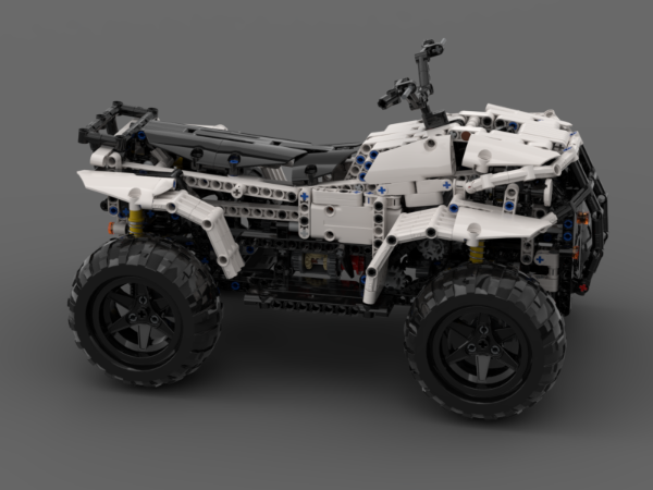 LEGO MOC Lego Technic ATV White by Sanulanr | Rebrickable - Build with LEGO