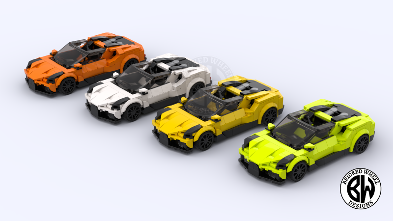 LEGO MOC Bugatti W16 Mistral - The Last Ever Bugatti W16 by ...