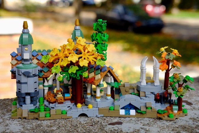 LEGO MOC-140586 Mini 10316 Rivendell by christromans | Rebrickable ...
