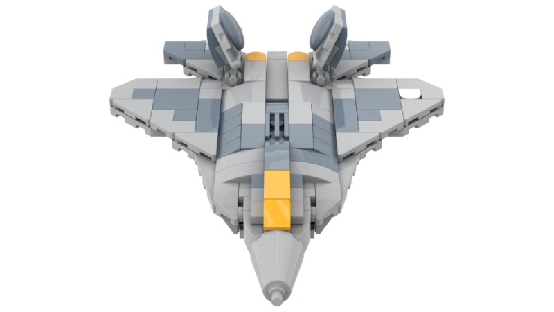 LEGO MOC Lockheed F-22A Raptor -=Mobius=- [Modification] by Haruna ...