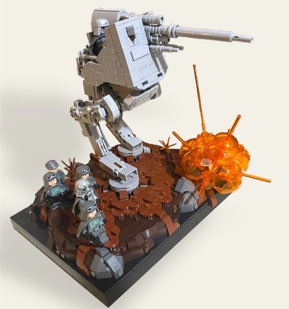 LEGO MOC Imperial AT-DT: Solo Movie by LDD_Modelmaker | Rebrickable ...