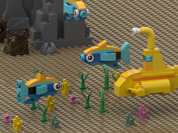 LEGO MOC Weird Fish Finder by galmar | Rebrickable - Build with LEGO