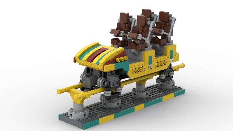 LEGO MOC ROLLERCOASTER - PANTHEON - Busch Gardens Williamsburg by ...