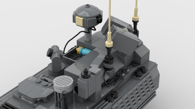 LEGO MOC M1256A1 Stryker DE M-SHORAD DVHA1 | High Energy Laser-equipped ...