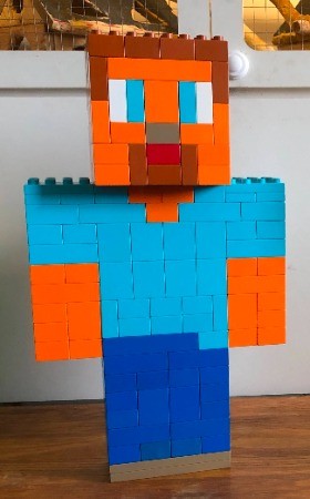 LEGO MOC Minecraft Steve by Kykina | Rebrickable - Build with LEGO