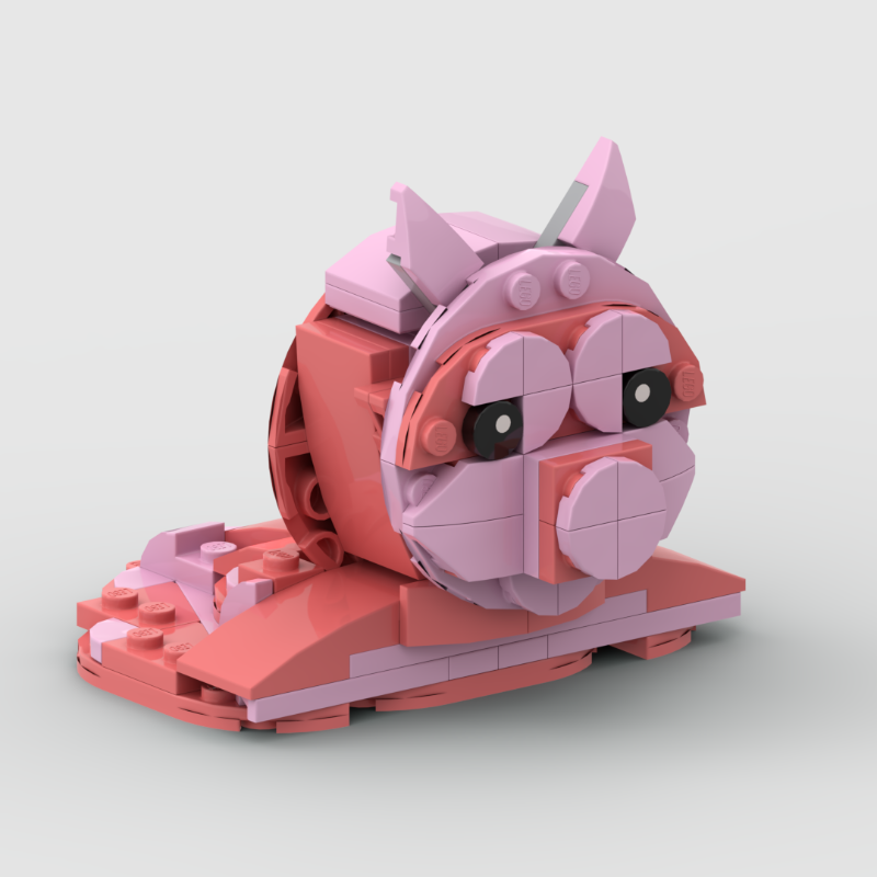 LEGO MOC-238050 Pig Head by RobotBuilder42 | Rebrickable - Build with LEGO