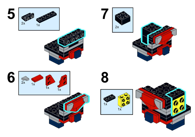 LEGO MOC-195060 UFO Robo Grendizer / Goldorak - BrickHeadz by LP14 ...