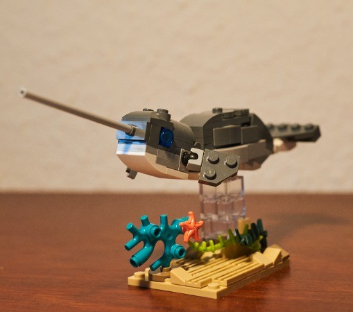 LEGO MOC Narwhale by Kassiopeia | Rebrickable - Build with LEGO