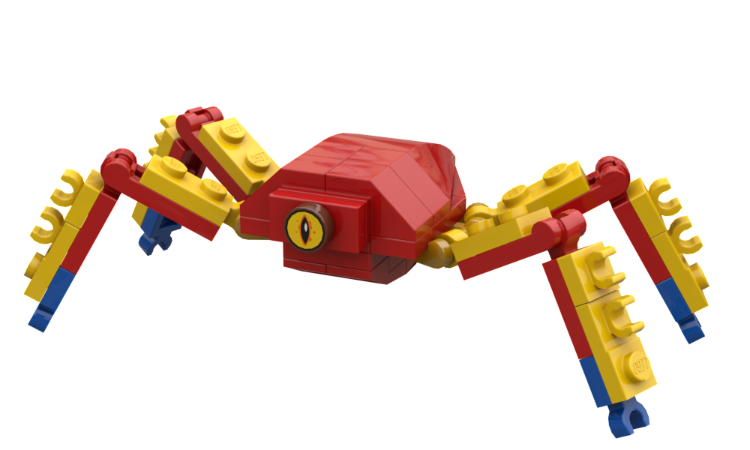 LEGO MOC Legend of Zelda Ocarina of Time red Tektite by wilykat ...