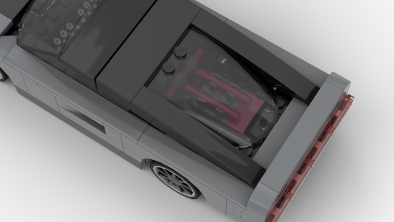 LEGO MOC The Wraith Dodge M4S Concept Car by Baconator84 | Rebrickable ...