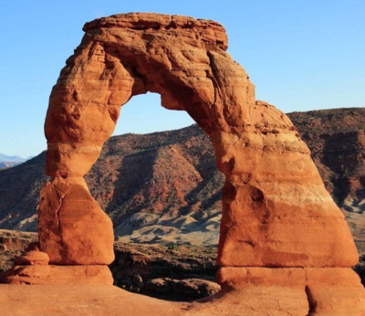 LEGO MOC Delicate Arch at sunset by ej76az | Rebrickable - Build with LEGO